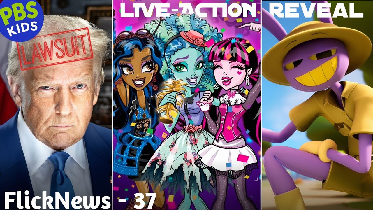PBS sued Donald Trump, Monster High live action, TADC Episode 5 first look, Pikmin Movie ...
