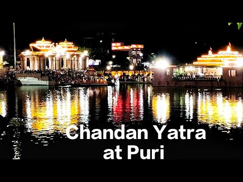 Beautiful ritual of Chandan Yatra at Narendra Tank puri / puri ...