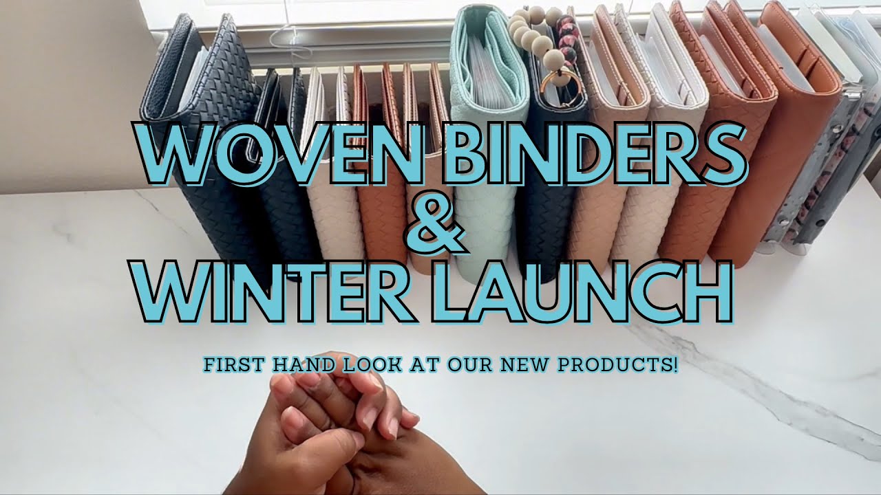 BUDGET BINDERS & ESSENTIALS | WOVEN BINDERS & WINTER COLLECTION LAUNCH | DARE TO BE DIFFERENT ...