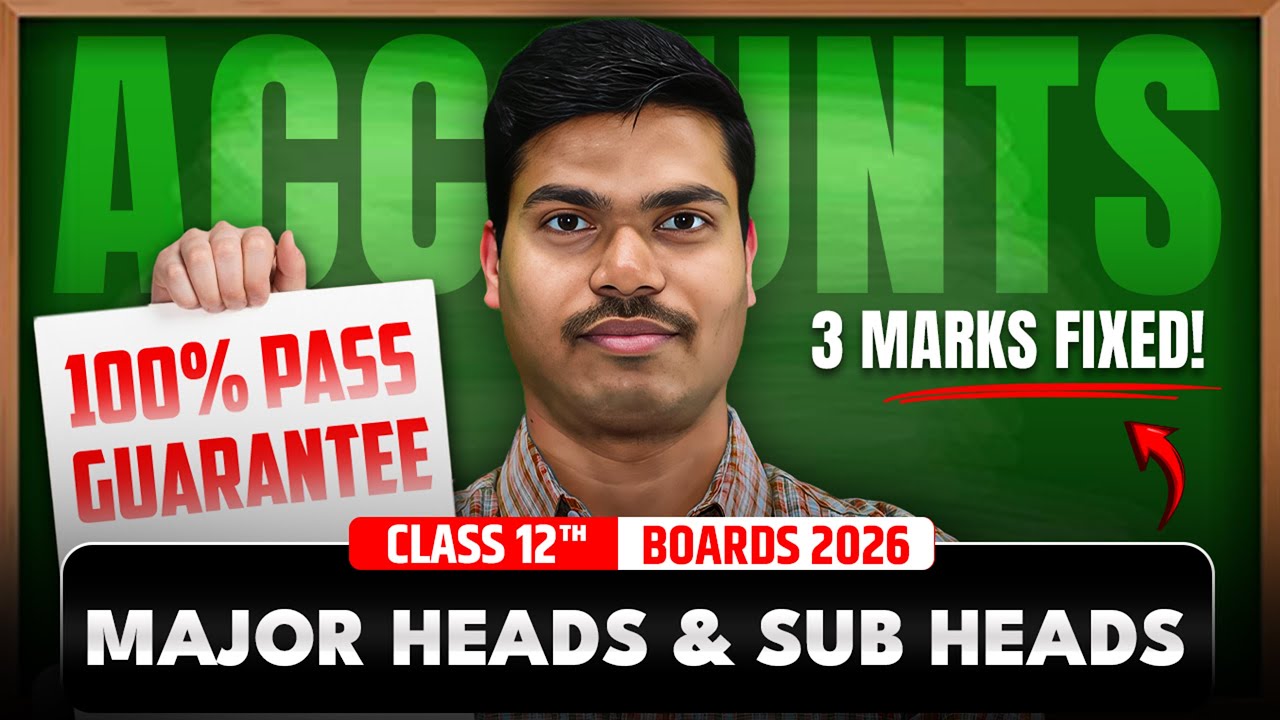Major Headings and Sub headings | DAY 02 | 3 Marks Fixed in Class 12 ...
