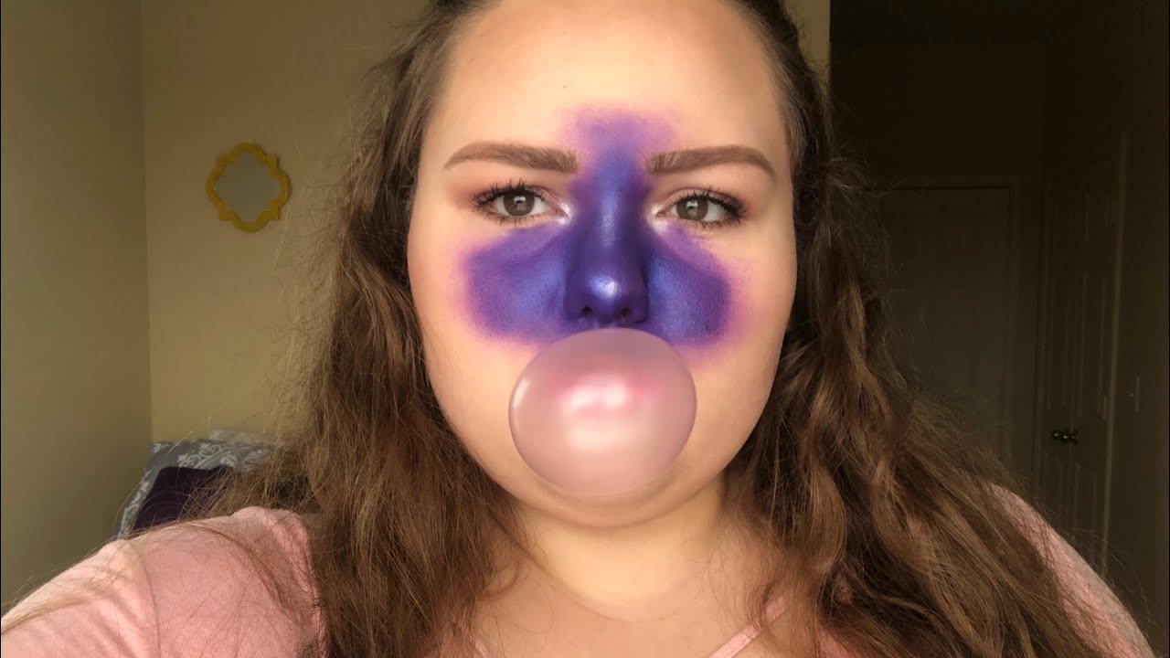 Violet from Charlie and the Chocolate Factory Makeup Tutorial - YouTube