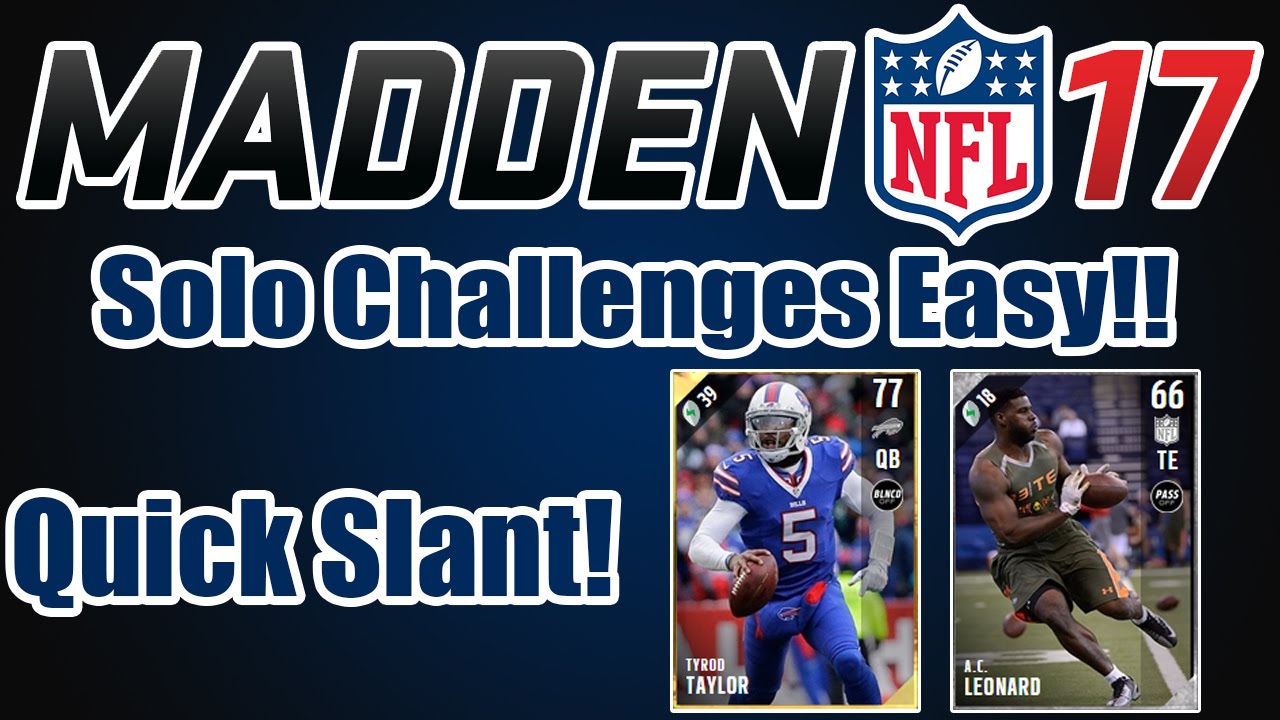 MADDEN 17 Ultimate Team Tips | How to beat ALL MADDEN Solo Challenges ...