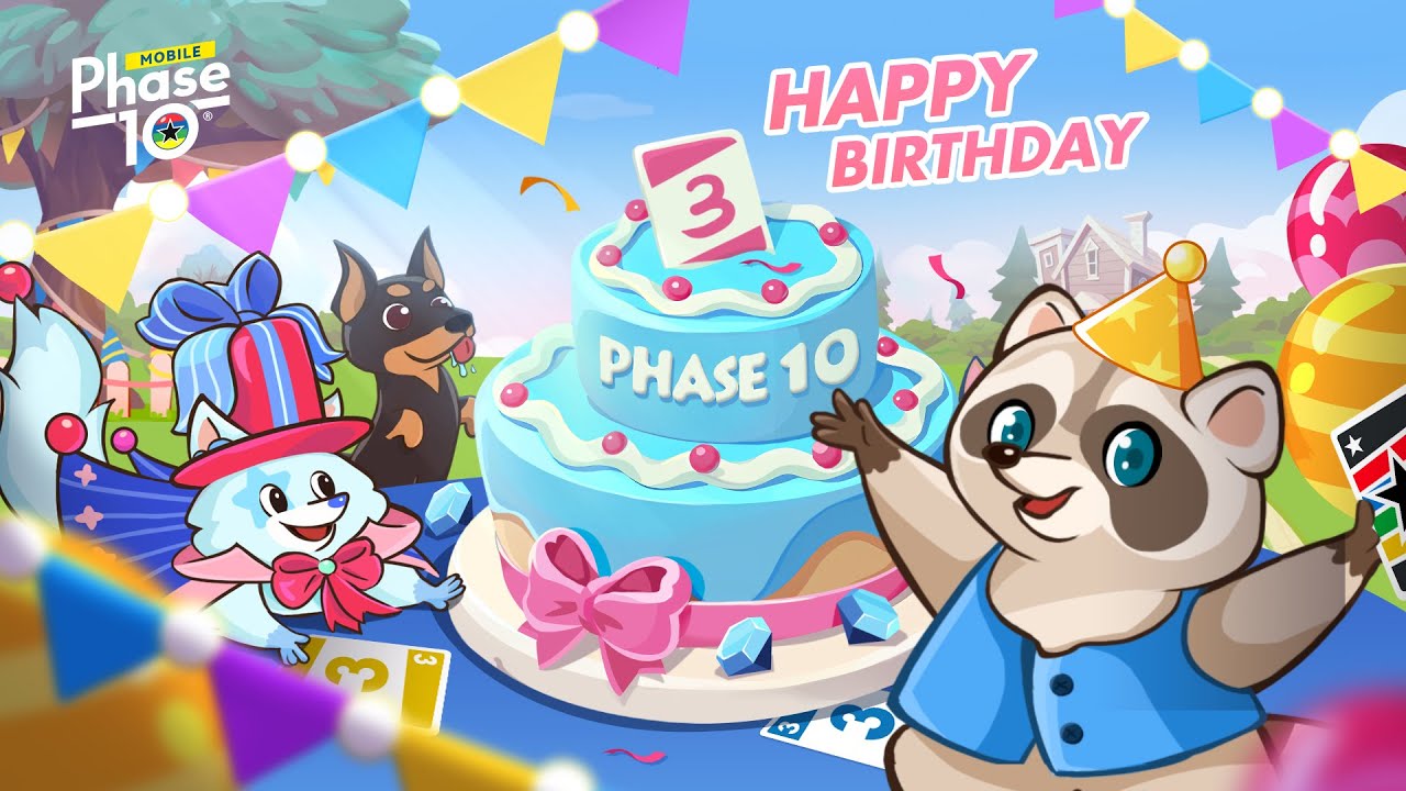 Phase 10 Mobile - Birthday Bash - YouTube