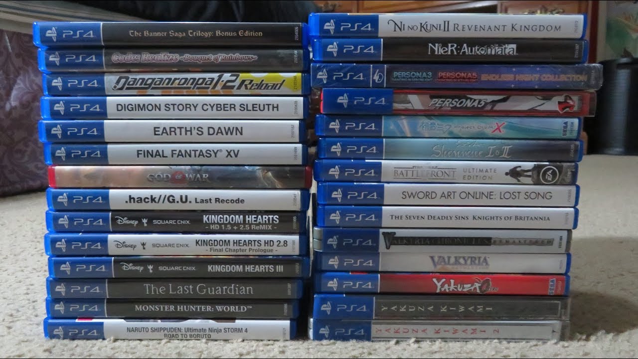 Game Collection 2019 - PS4 - Part 8 - YouTube