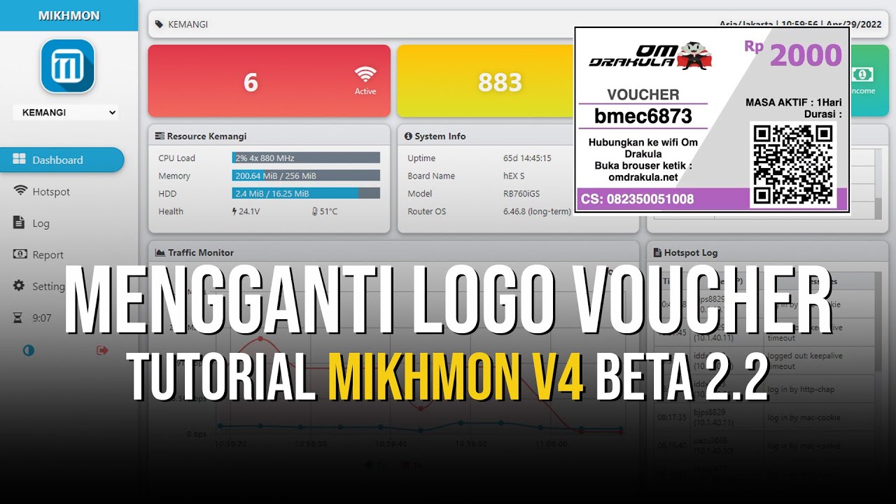 Cara Mengubah Logo Voucher Mikhmon V4 - YouTube