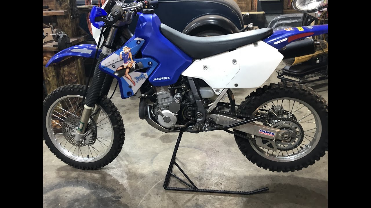 DIY Dirt Bike Stand from rebar - YouTube