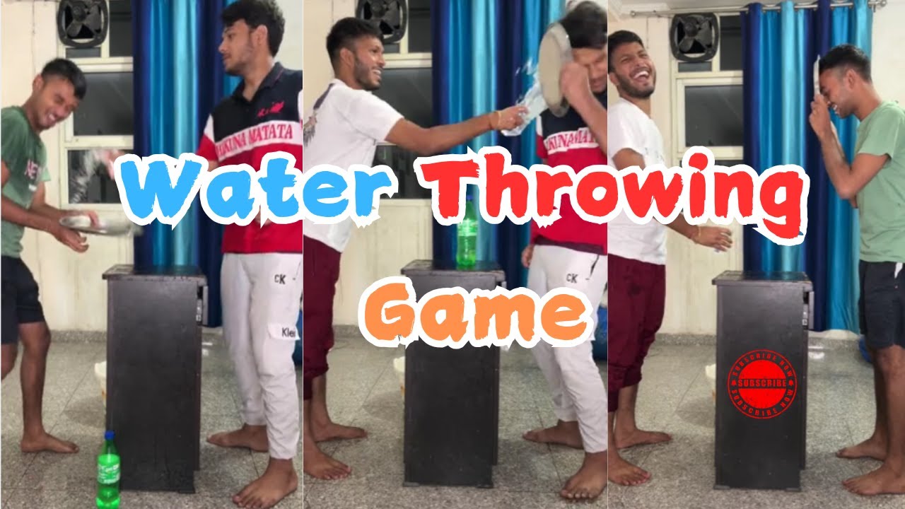 Water Throw Game | jimmyanjoe - YouTube