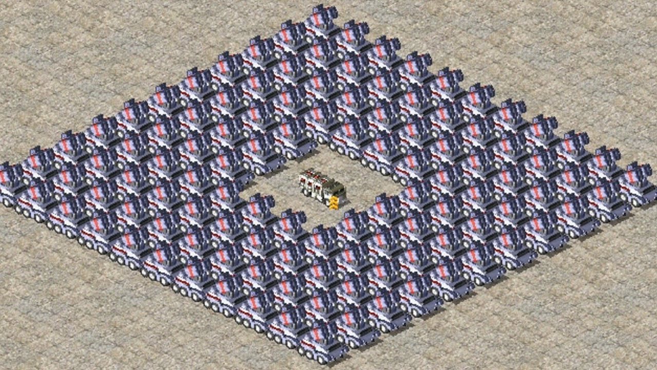 100 IFV vs 1 Demolition Truck - Red Alert 2 - YouTube