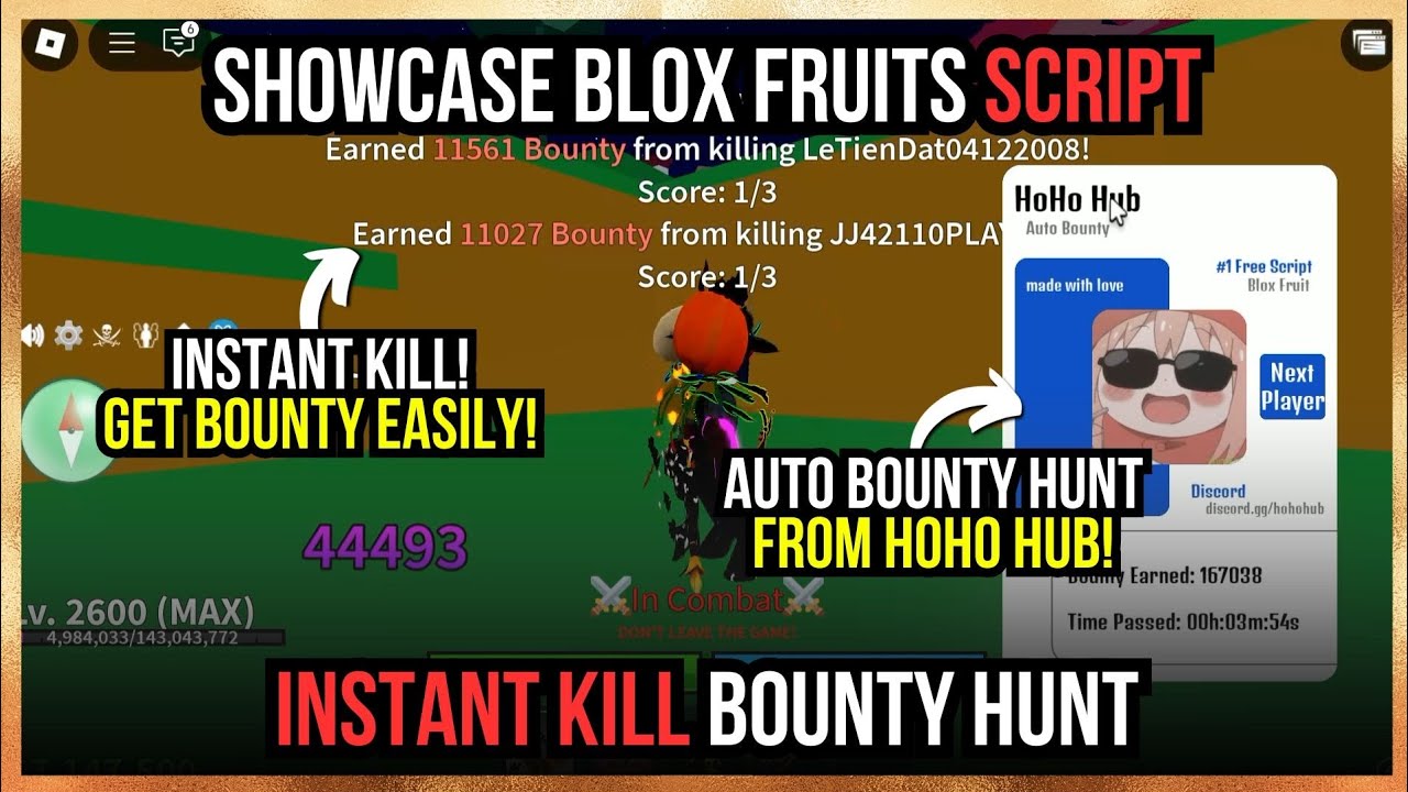INSTANT KILL AUTO BOUNTY++ SCRIPT | Get Bounty Easily Using This Script ...