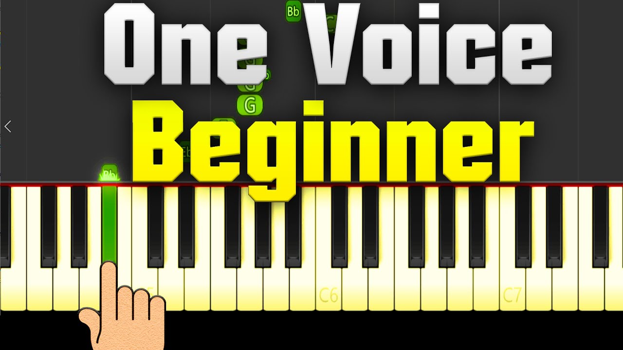 Rokudenashi -Just One Voice (Tada Koe Hitotsu) - BEGINNER Piano ...