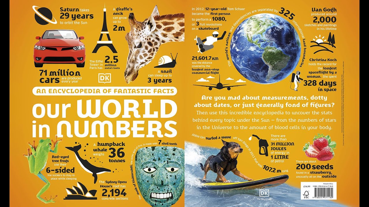 Our World in Numbers: An Encyclopedia of Fantastic Facts - YouTube