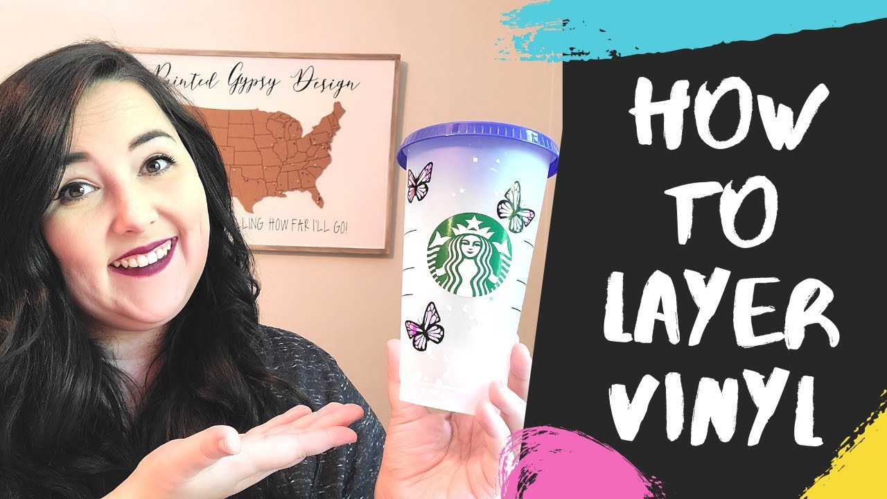 How to Layer Vinyl - Easy DIY Tutorial - Cricut Hacks - YouTube