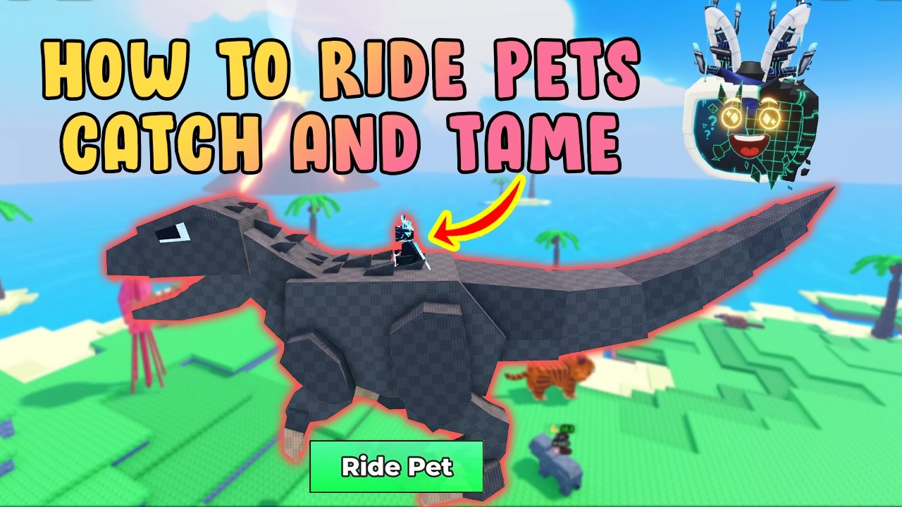 How to Ride Pets in Catch and Tame (Fast Guide) #roblox - YouTube