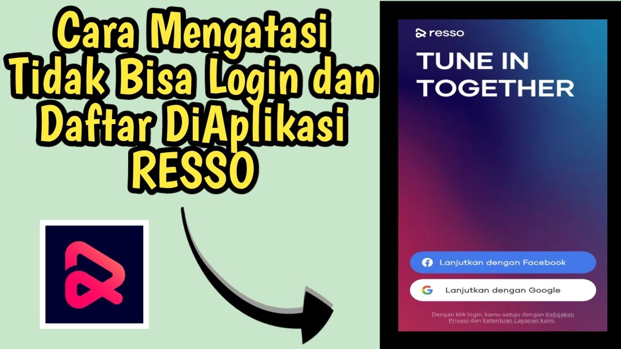 Cara Mengatasi Tidak Bisa Daftar Atau Login Di Aplikasi RESSO - YouTube