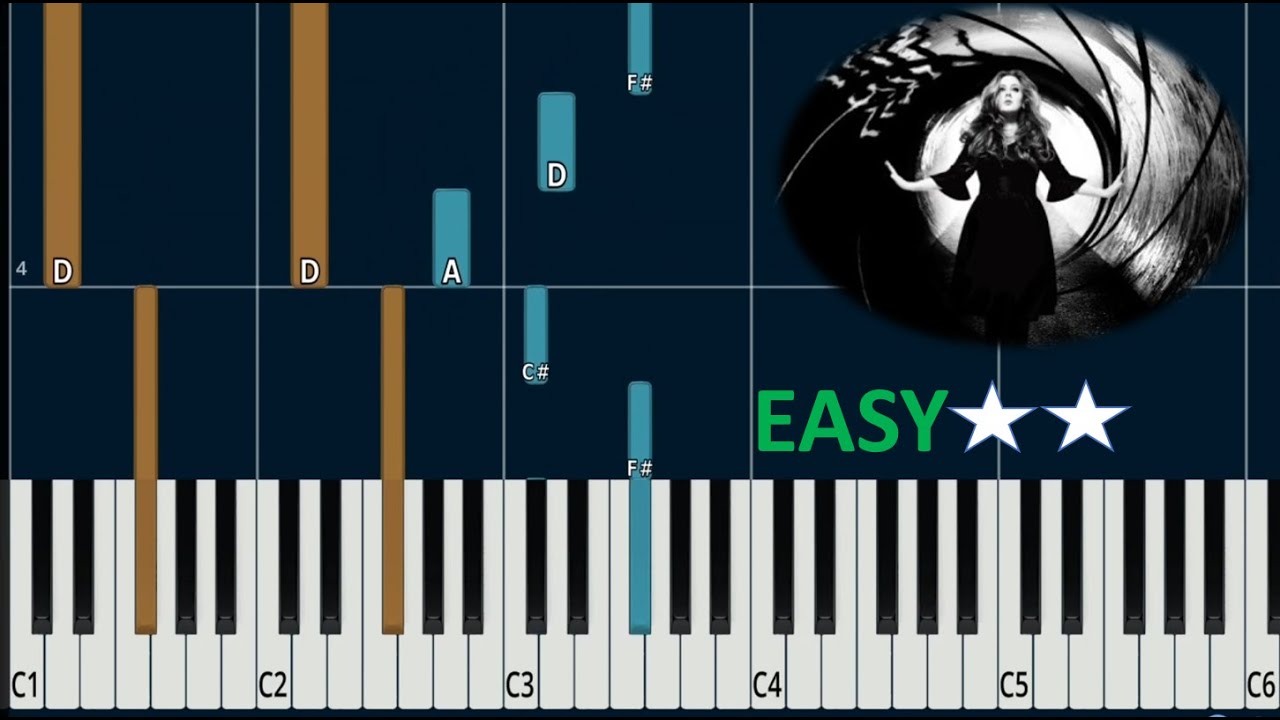Someone Like You - Adele | EASY Piano Tutorial - YouTube