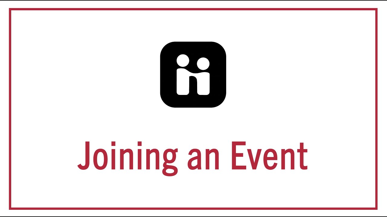 Handshake Tutorials: How To Join an Event - YouTube