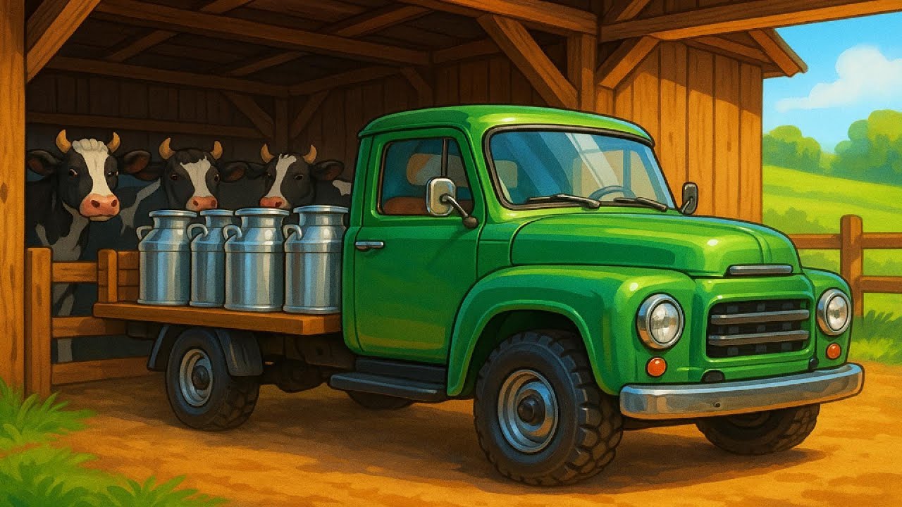 Cow's Milk Transport and Bottling Process at the Dairy Factory 🐄🚛 ...