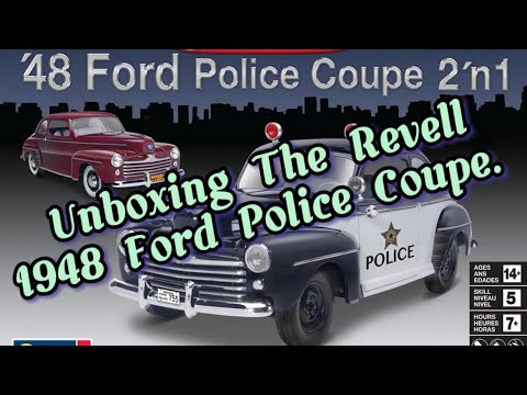 Unboxing the Revell 1948 Ford Police Coupe 2’n 1. - YouTube