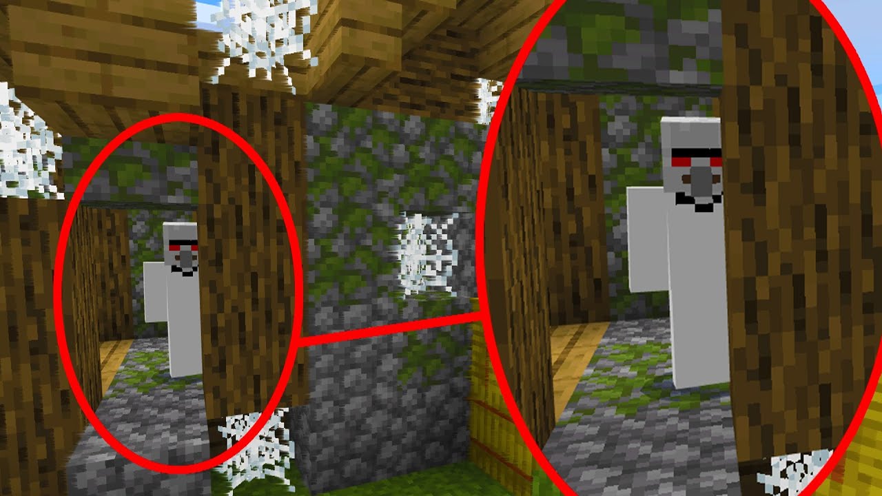 Ghost villager found at 3AM in Minecraft.. - YouTube