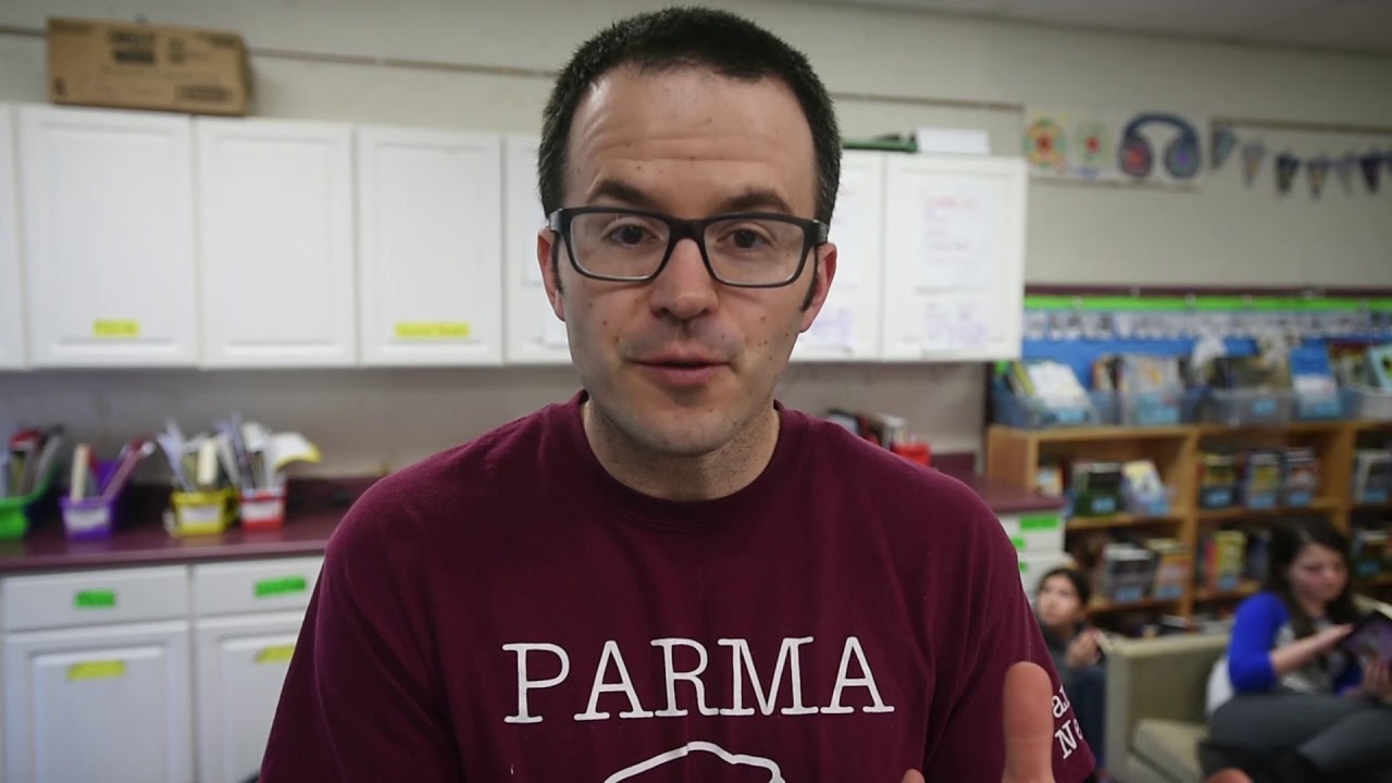 Parma Elementary teacher Colby Sharp publishes first book - YouTube
