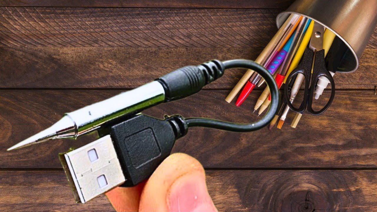 From Everyday Items to a Soldering Iron: A Creative DIY Project - YouTube