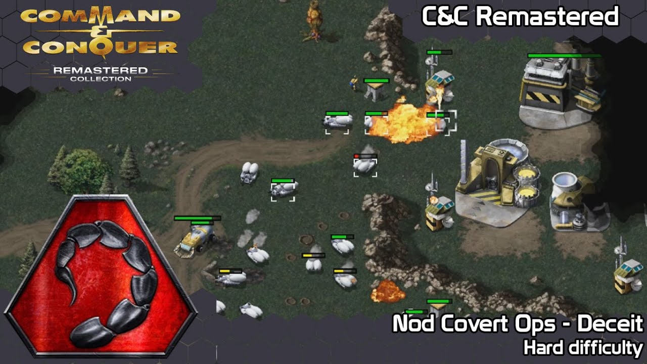 Command & Conquer Remastered - Nod Covert Ops - Deceit (Hard Diff, pre ...