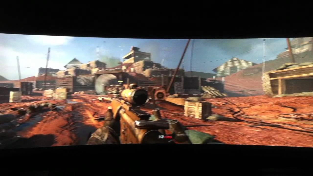 CoD: Black Ops (2 of 5) - 3 Projectors - Immersive Display Lite 2 - YouTube