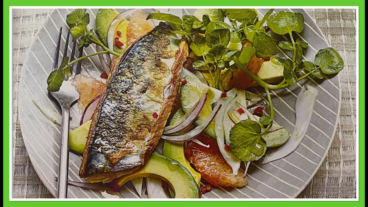 Macarela salteada con aguacate y toronja 🥑 🍊 Receta 📝 - YouTube