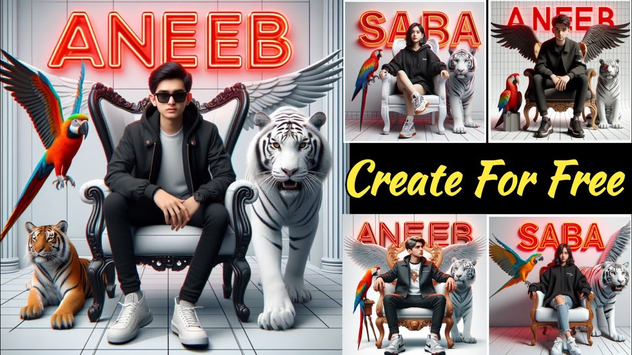 3D Ai Wings Boy & Girl photo editing|Microsoft bing image creator|ai ...