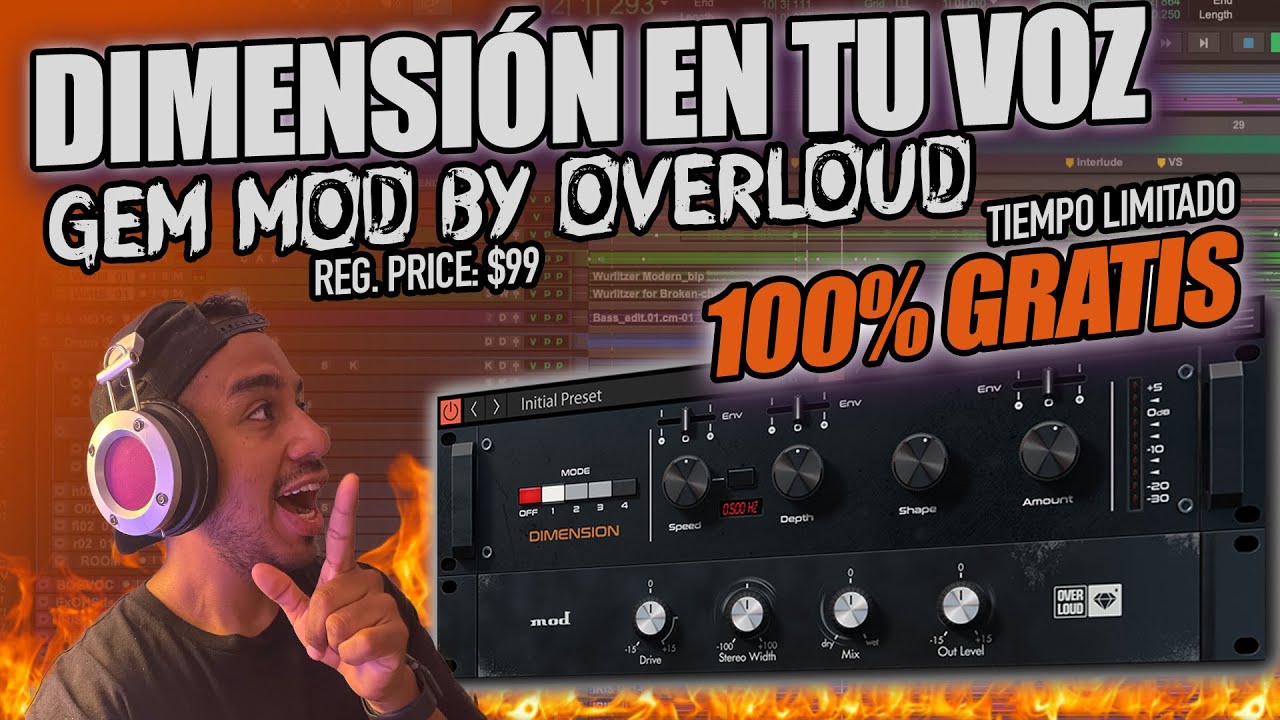 WOOOW: Dimensión en tu voz 💎 Gem Mod de Overloud 💰100% GRATIS 🤯 Tiempo ...