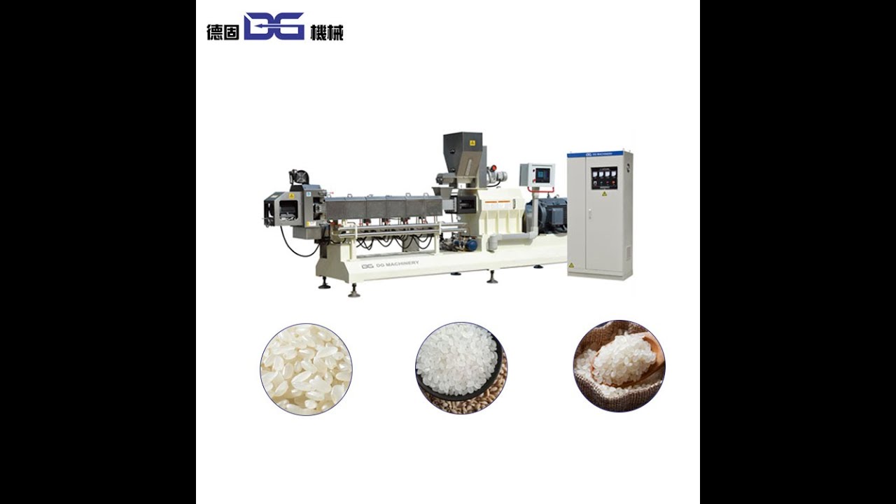 nutrional rice extrusion machine FRK fortified rice kernels plant ...