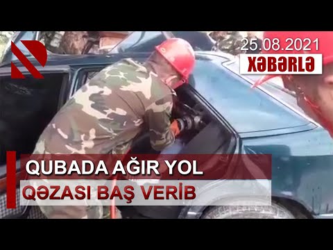 Qubada ağır yol qəzası baş verib