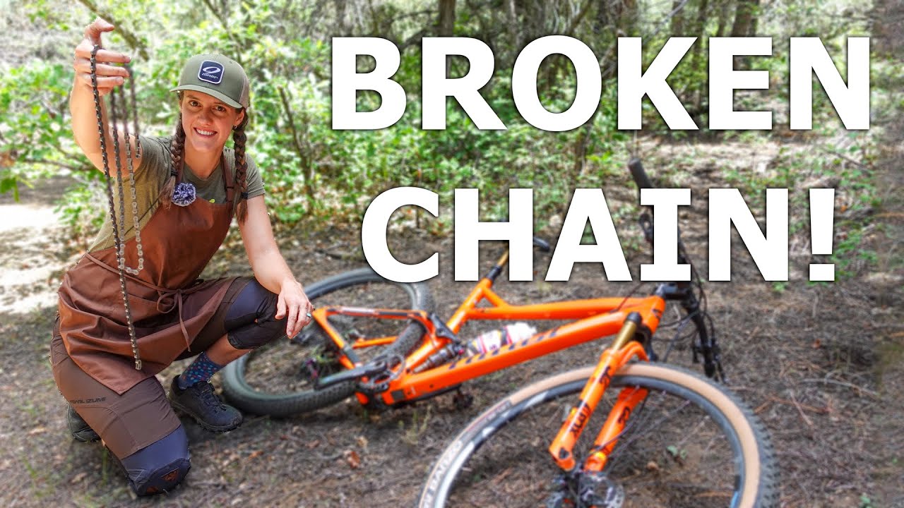 DON'T LET A BROKEN CHAIN RUIN YOUR RIDE (fix a chain with and without ...