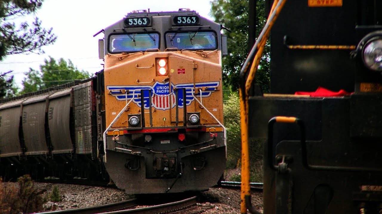 UP 5363 leads NS 50G in Chamblee, GA. - YouTube