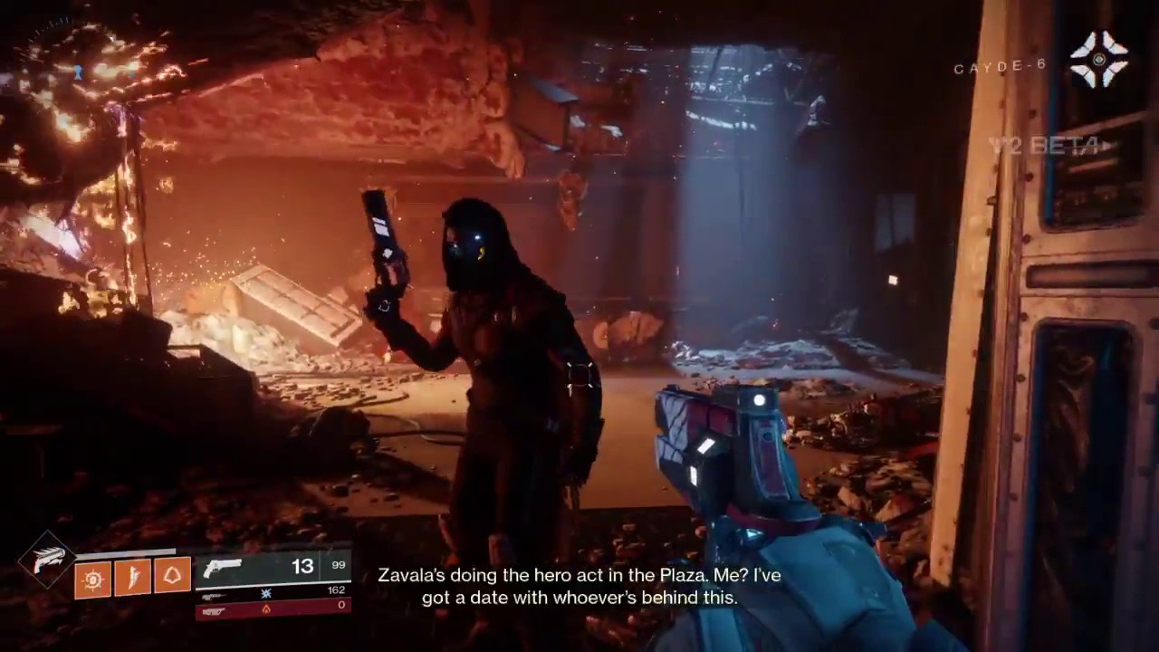 Cayde Roasting Cabal - Golden Gun - Homecoming (Destiny 2 Beta) - YouTube