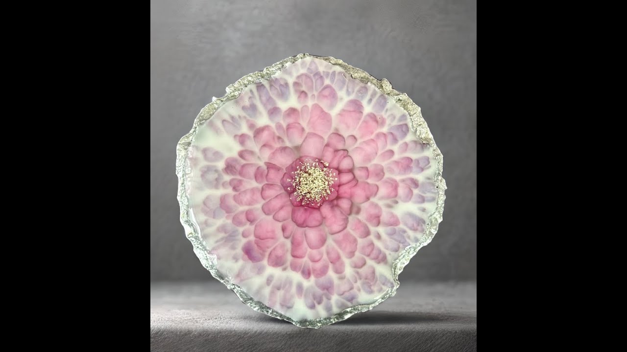 #10 Blob Larimar Resin Pour 🌈💎 | Step-by-Step Tutorial - YouTube