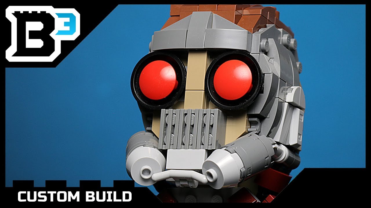 Custom LEGO Starlord Bust - YouTube
