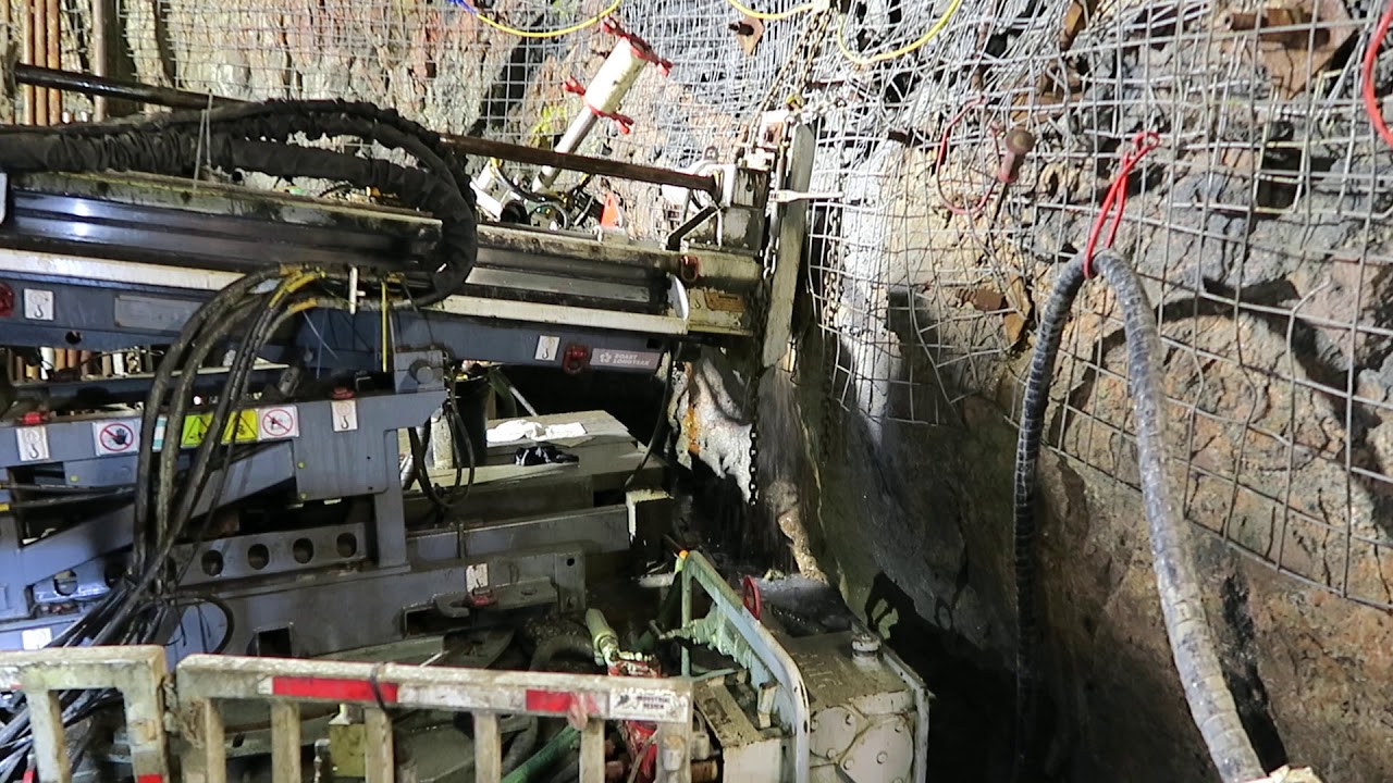 Mine water inflow through diamond drill holes - YouTube