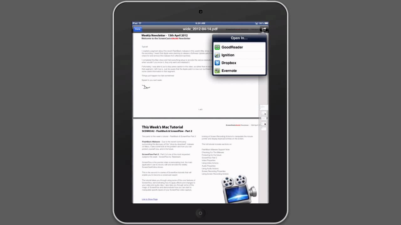Working With PDF Attachments On iOS - YouTube