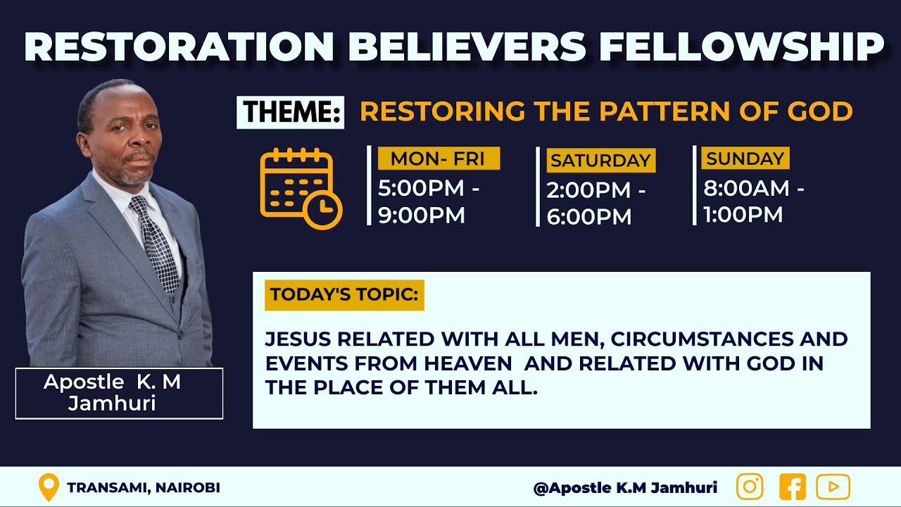 Jesus Related with all things from Heaven and related with God in the ...