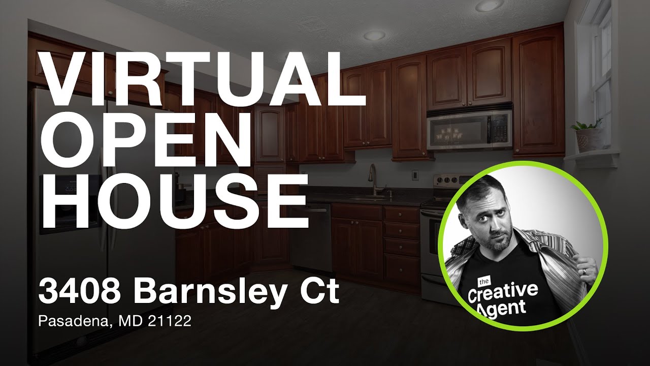 Virtual Open House 3408 Barnsley Ct Pasadena MD 21122 with James Bowerman Realtor - YouTube