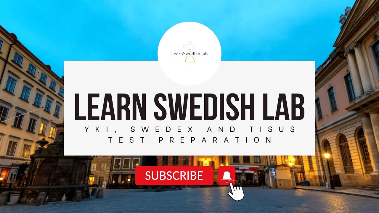 Welcome to Learn Swedish Lab: YKI test, Swedex, Tisus test preparation ...