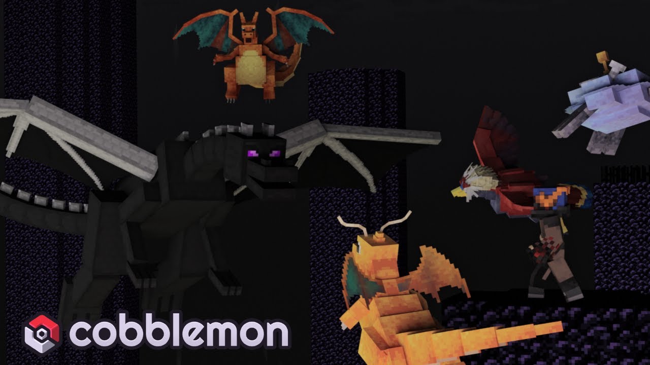 Can Cobblemon Defeat the Ender Dragon? - Cobblemon 1.6.1 - YouTube