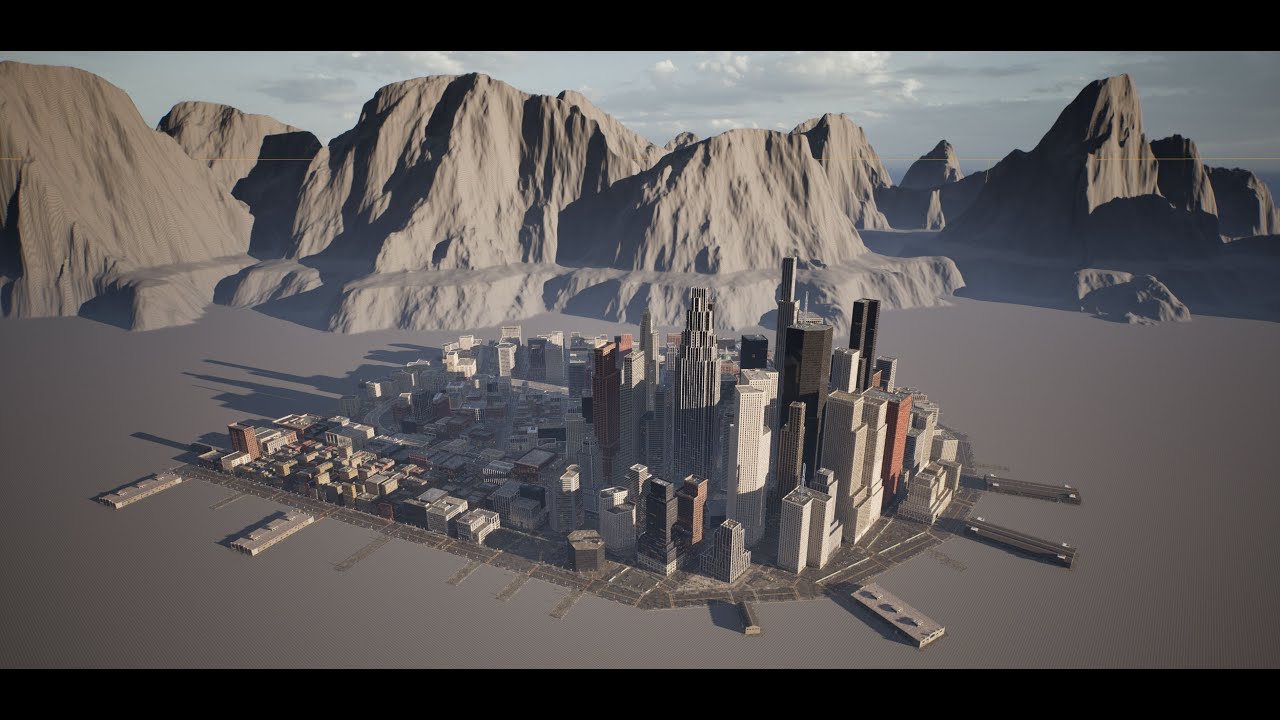 Lesson 2. Making Small City Sample & Houdini Landscape - YouTube