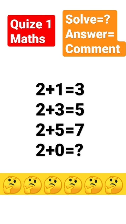 Quize 1 Maths/Maths Quize Question 🤔🤔#shorts - YouTube