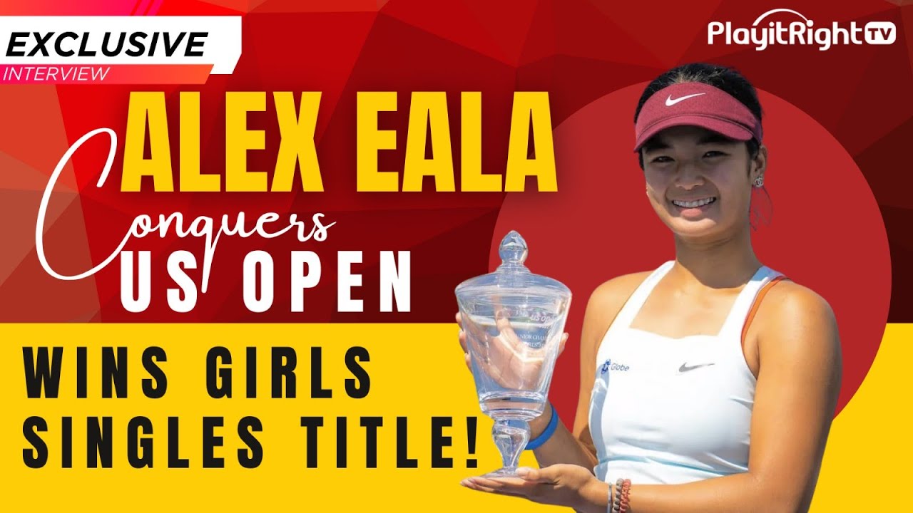 Alex Eala conquers US Open - wins Girls Singles Title! - YouTube