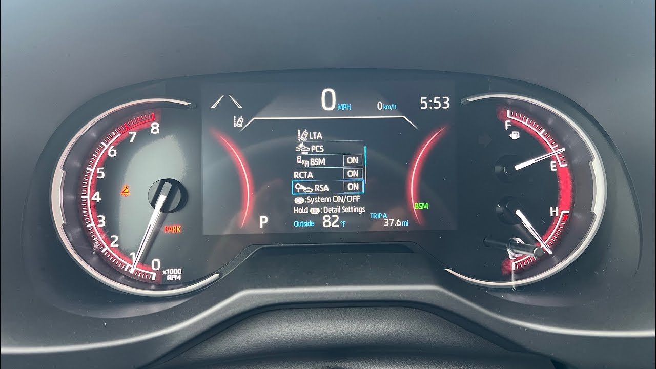 2025 Toyota Rav4 7 Inch MID Complete Button Tutorial - YouTube