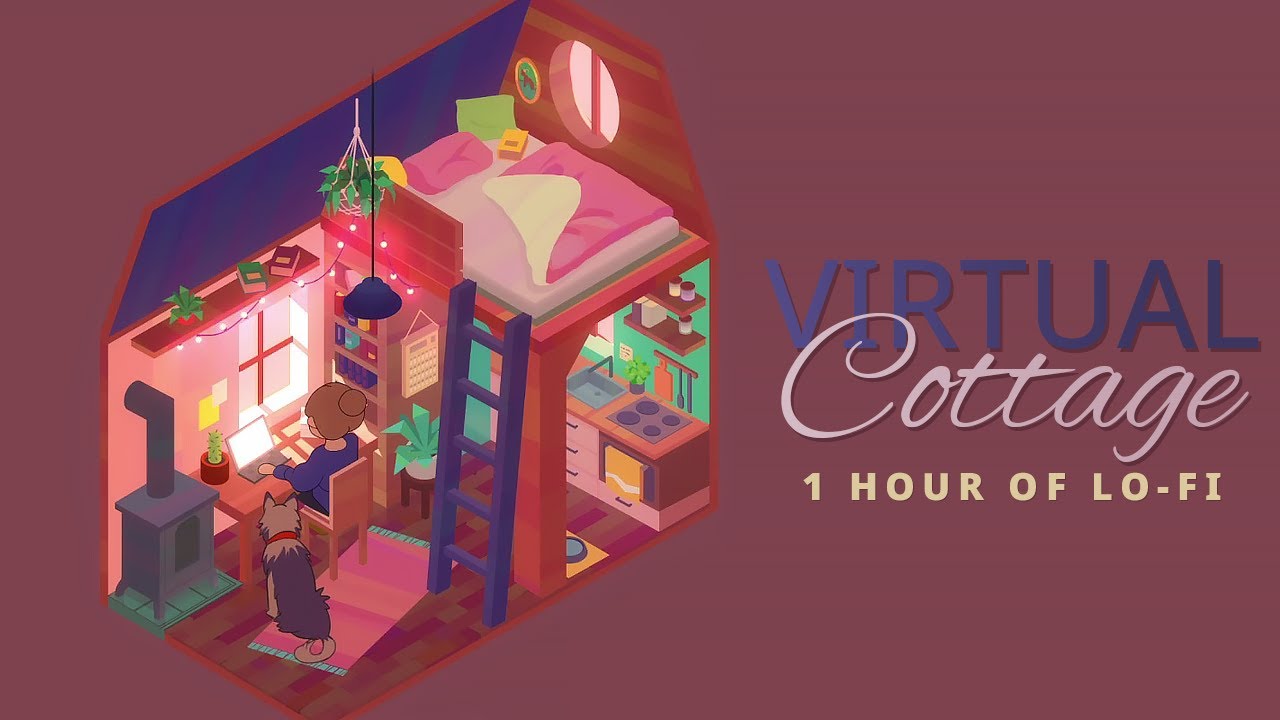 Cosy Cottage Lo-Fi 1 Hour | Virtual Cottage - YouTube