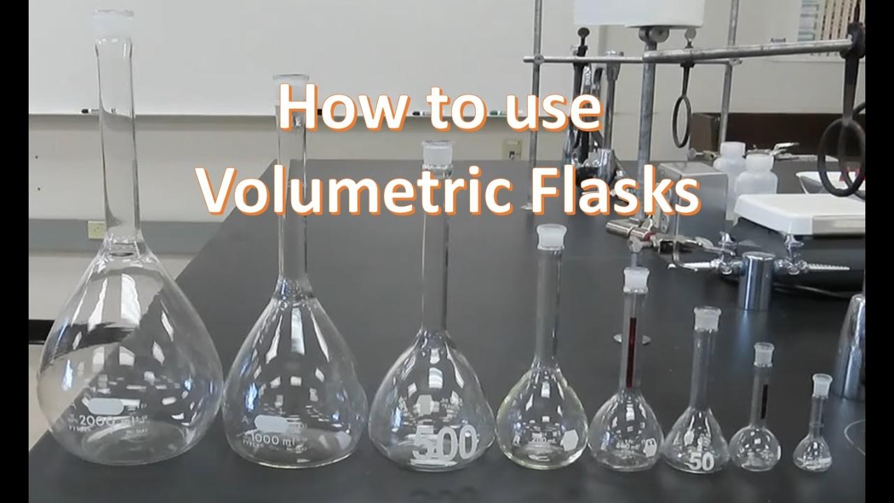 How to use a volumetric flask - YouTube