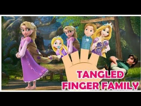 Tangled Finger Family Song Nursery Rhymes Kids Rapunzel KiyoshiTV - YouTube